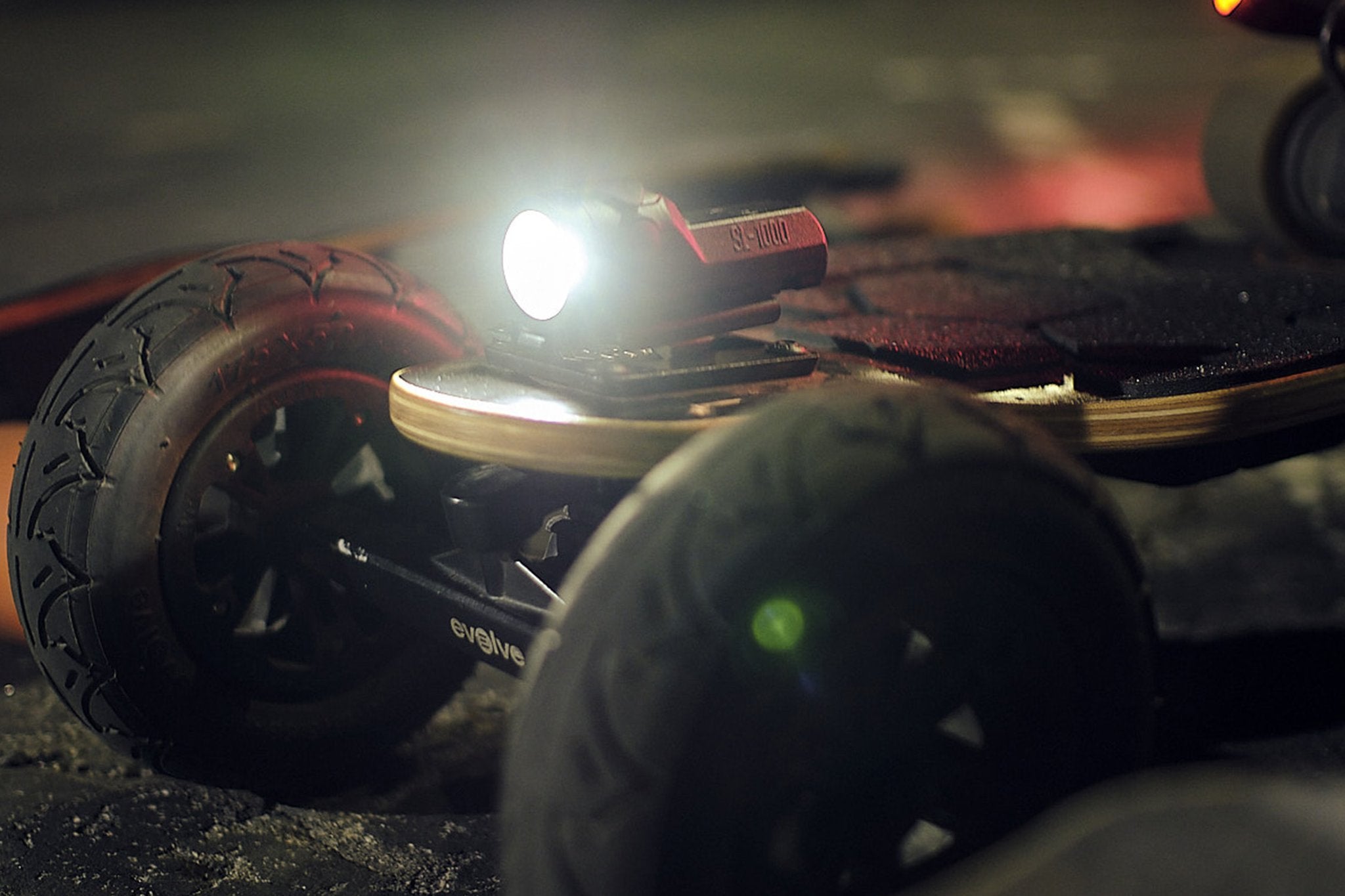 Skateboard Shred Lights SL-1000 Single Light | Evolve USA – Evolve ...
